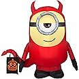 Amazon.com: Gemmy Airblown Inflatable Minion Stuart Devil, 3.5 ft Tall ...