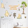 Amazon.com: Winnie Wall Stickers for Kids, Winnie Character Stickers ...