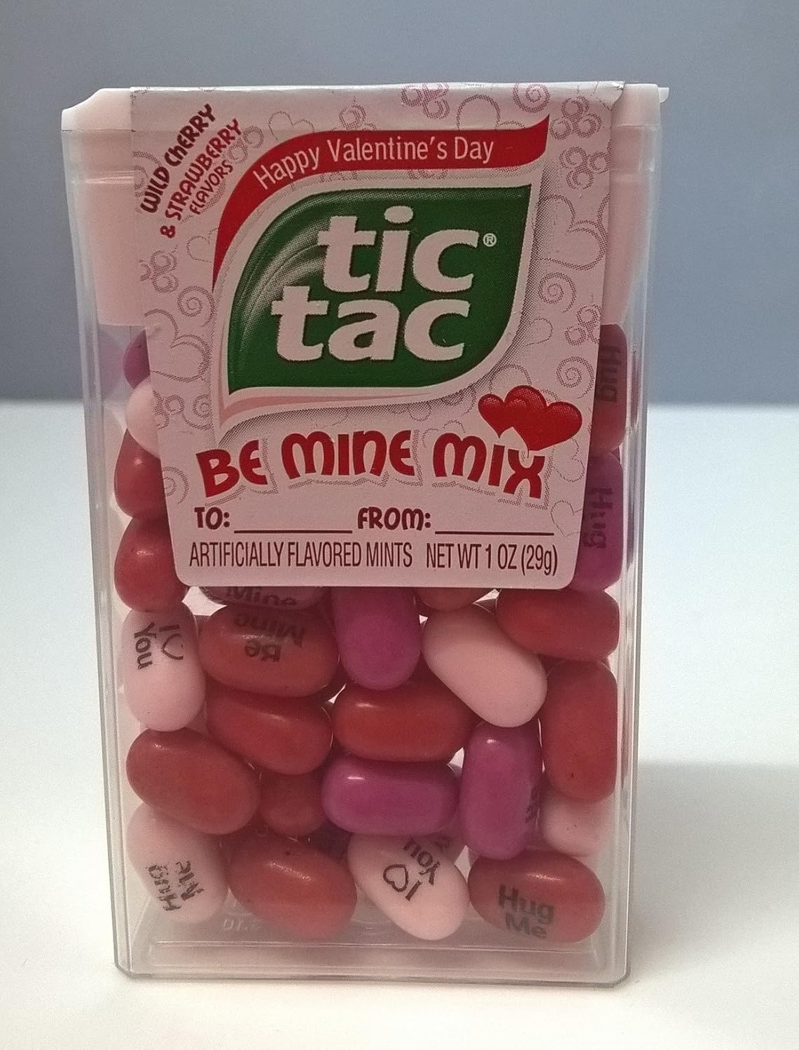 Tic Tac Be Mine Mix Wild Cherry And Strawberry Flavours 29g: Amazon.co ...