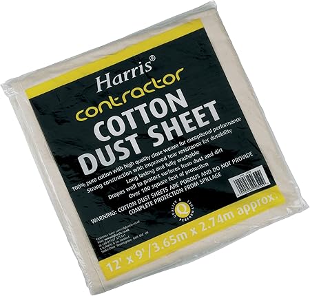 Harris Contractor 12 x 9ft Heavy Duty Dust Sheet: Amazon.co.uk: DIY & Tools