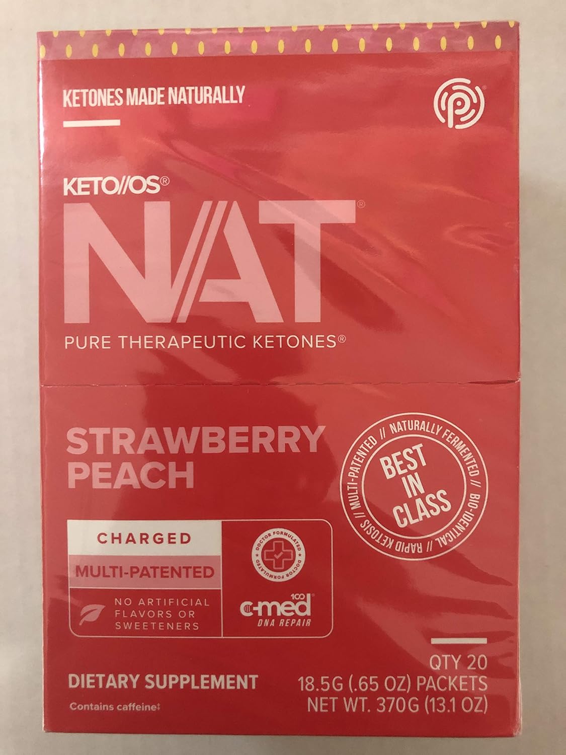 Amazon.com: Pruvit Keto/OS NAT Strawberry Peach Charged 20 Packs ...