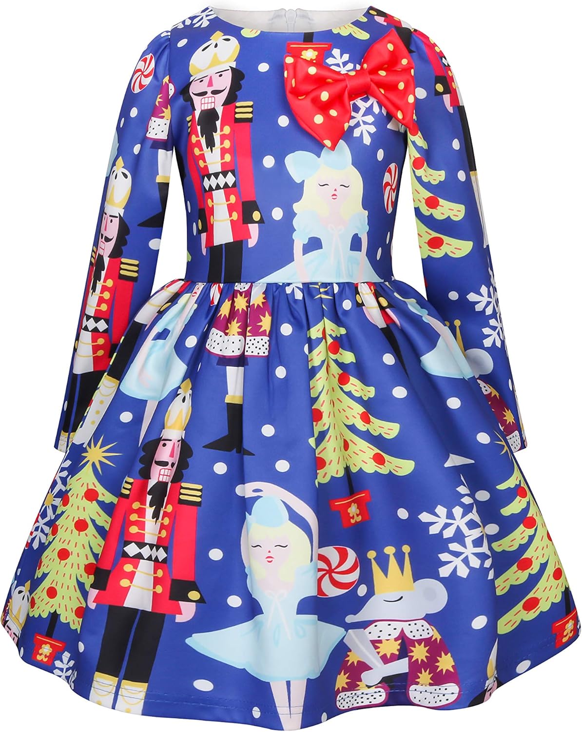 LQSZ Girls Christmas Dress Xmas Eve Party Dresses Nutcracker Ballet ...