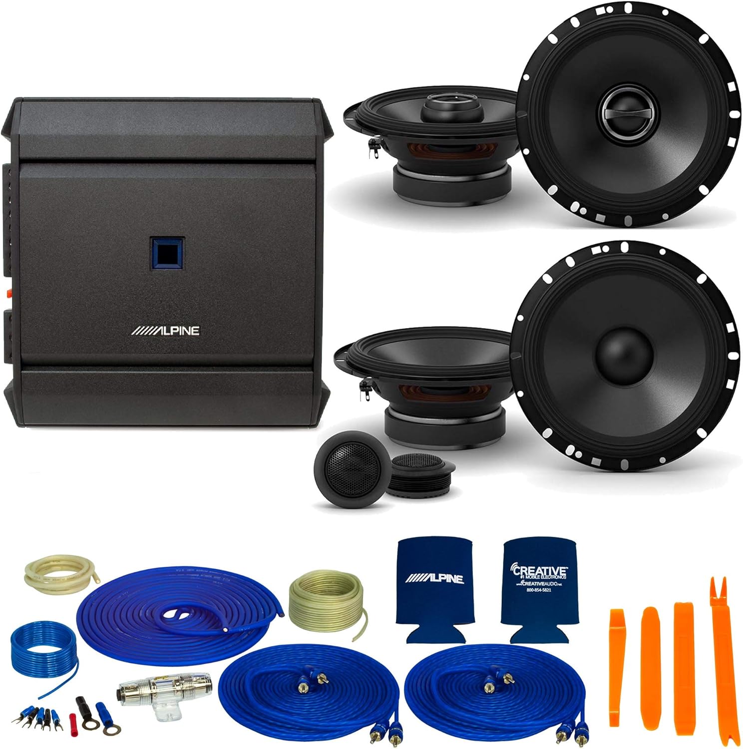 Amazon.com: CreativeAudio Alpine 1-Pair S-S65C 6.5" Component Speakers ...