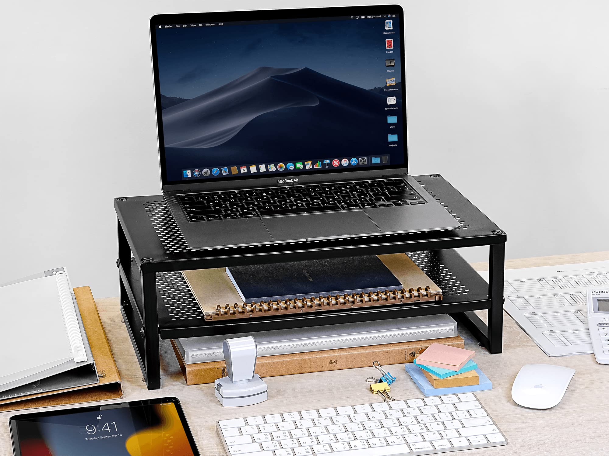 Mua CAXXA 2-Tier Metal Laptop PC Monitor Stand Riser MAX 50 LBS Loading ...