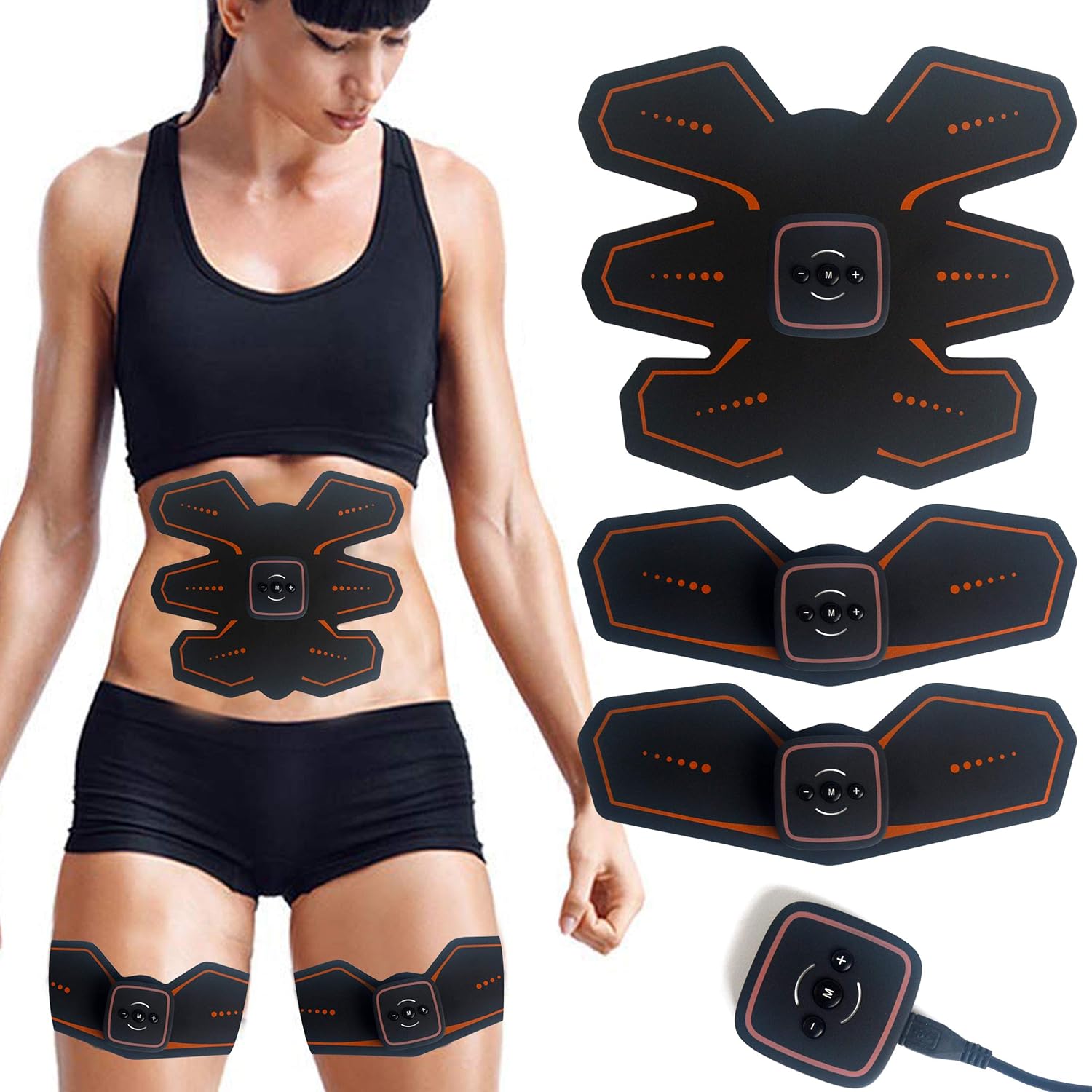 Abdominal Muscle Toner, ABS Trainer Abdominal Exerciser Equipment ...