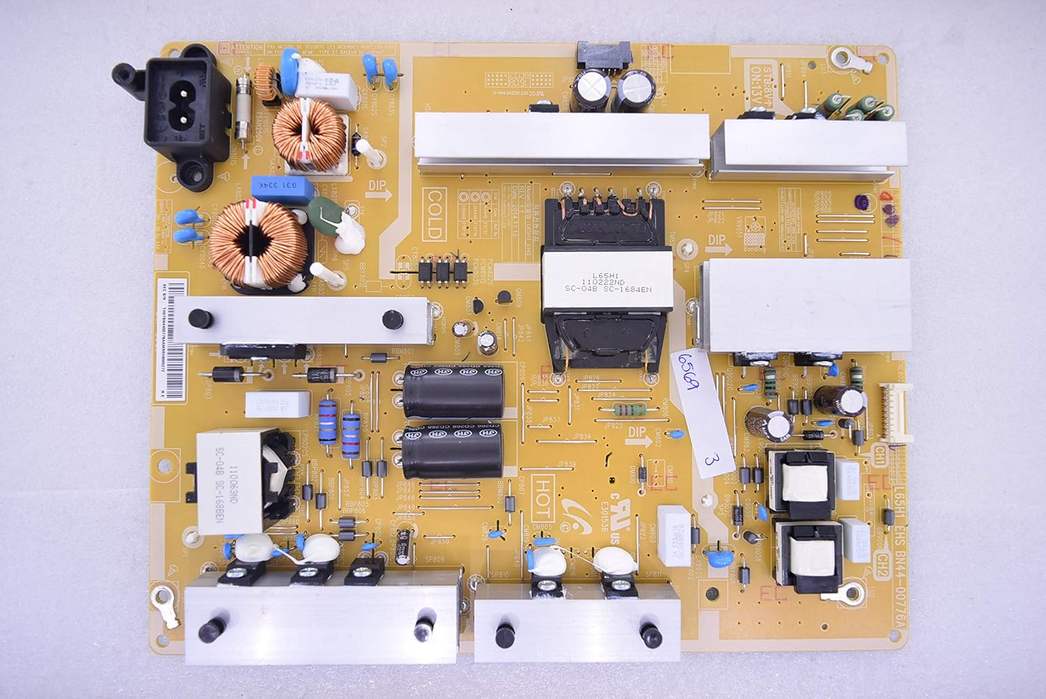 Amazon.com: SAMSUNGE UN65J6200AF L65H1_EHS BN44-00776A Power Supply ...