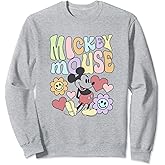 Amazon.com: Disney Mickey And Friends Groovy 70's Retro Floral Text ...