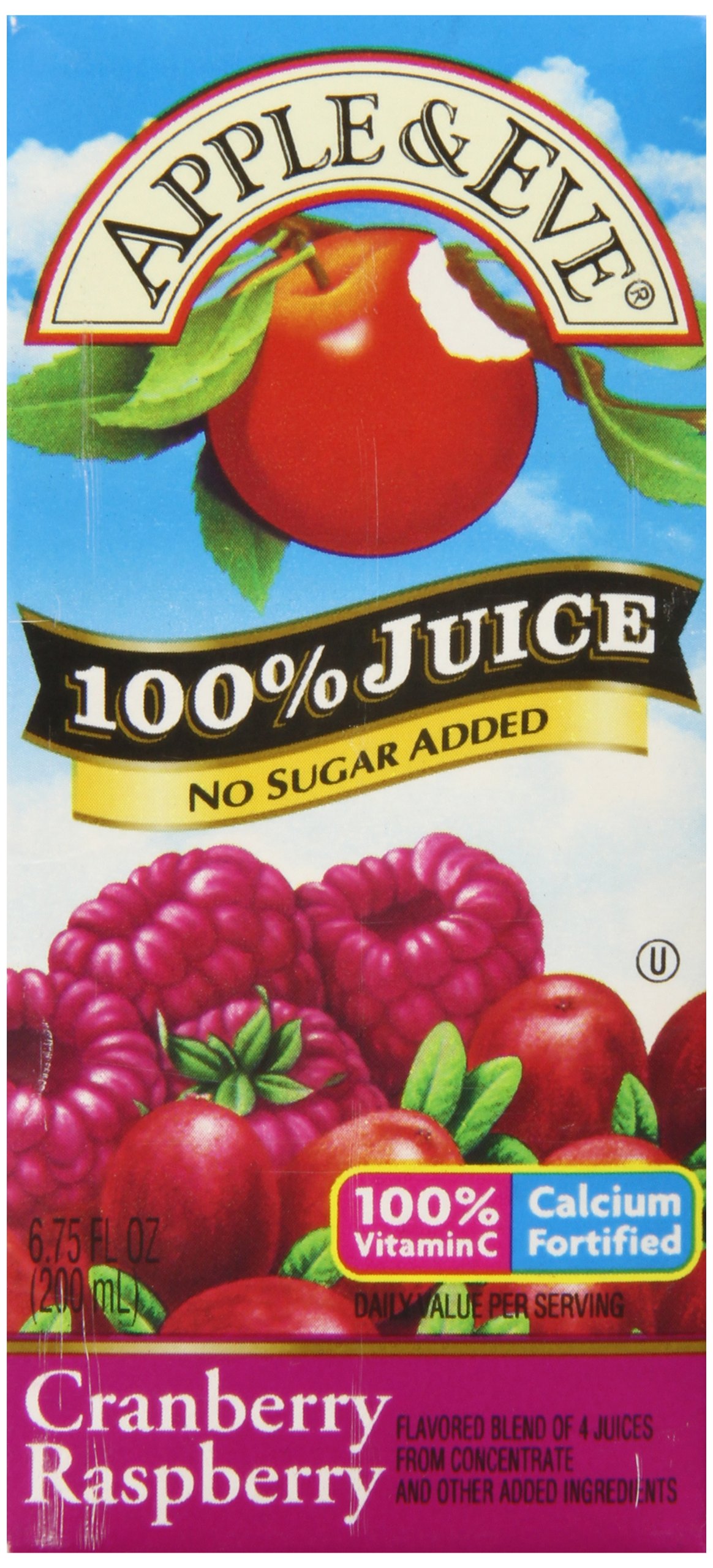 Amazon.com : Apple & Eve 100% Apple Juice, 6.75 Fluid-oz, 8 Count, Pack ...