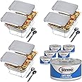 Amazon.com: Sterno Disposable Chafing Dish Buffet Set for Large Parties ...