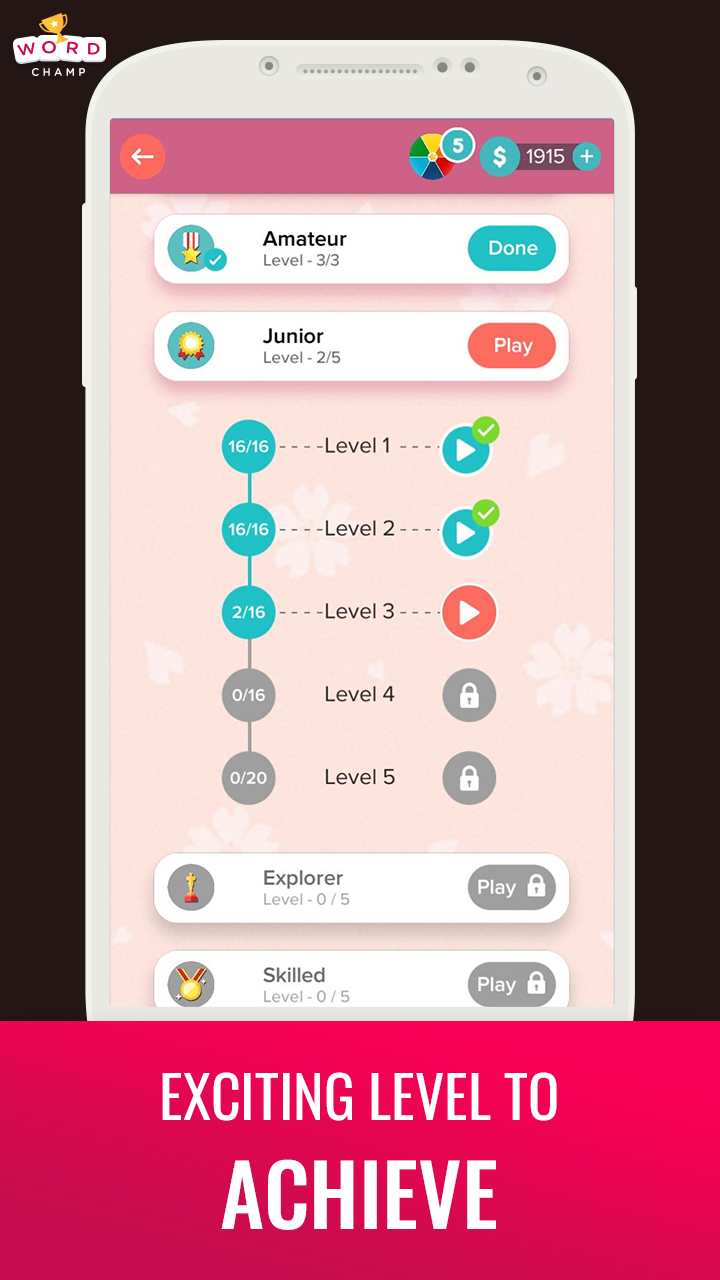 Amazon.com: Word Champ - Free Word Games & Word Puzzle Games. Ad Free ...