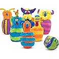 Amazon.com: Melissa & Doug Monster Plush 6-Pin Bowling Game With ...