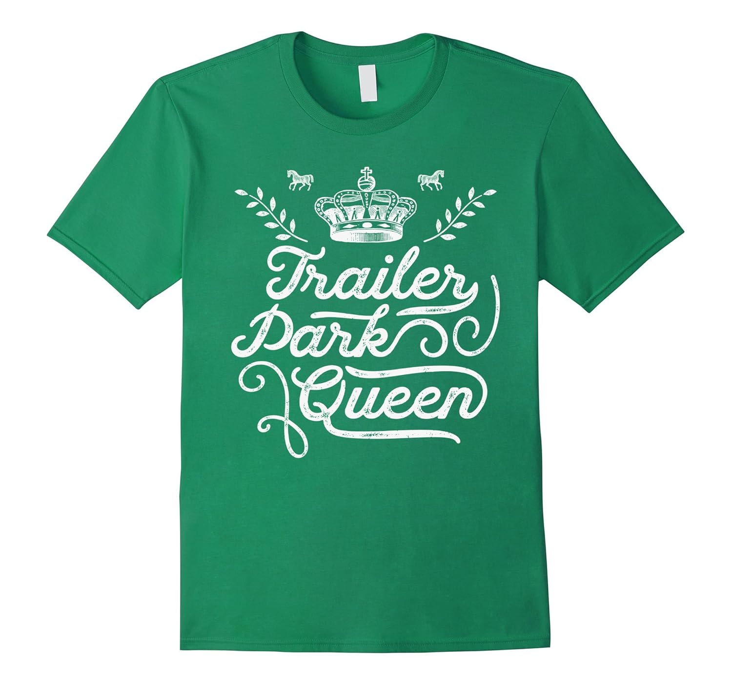 Trailer Park Queen Fun Redneck Camping RV Mobile Home Shirt