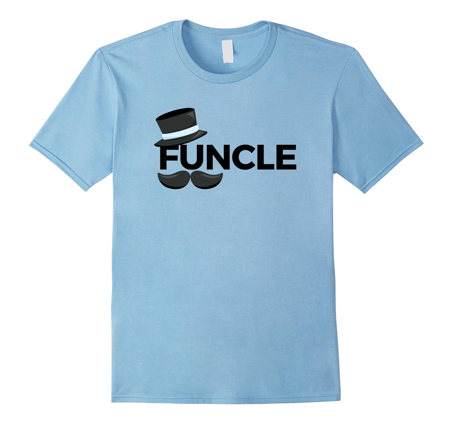 Mens Funcle TShirt with Top Hat and Moustache-CL – Colamaga