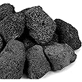 Amazon.com: Onlyfire 10 lb Large Black Lava Rocks, Volcanic Lava Stones ...