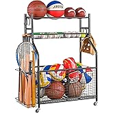 Amazon.com: HOME IT Ball Rack For Garage - Indoor & Outdoor Garage Ball ...