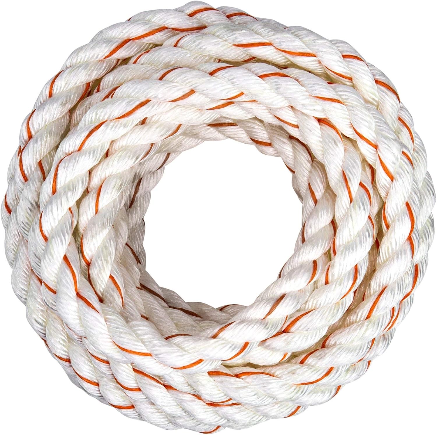 Amazon.com: SGT KNOTS Poly Dacron Rope - Twisted 3 Strand Line with ...