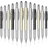 Amazon.com : Jiulyning 6-in-1 Multifunction Tool Pen Ruler, Spirit ...