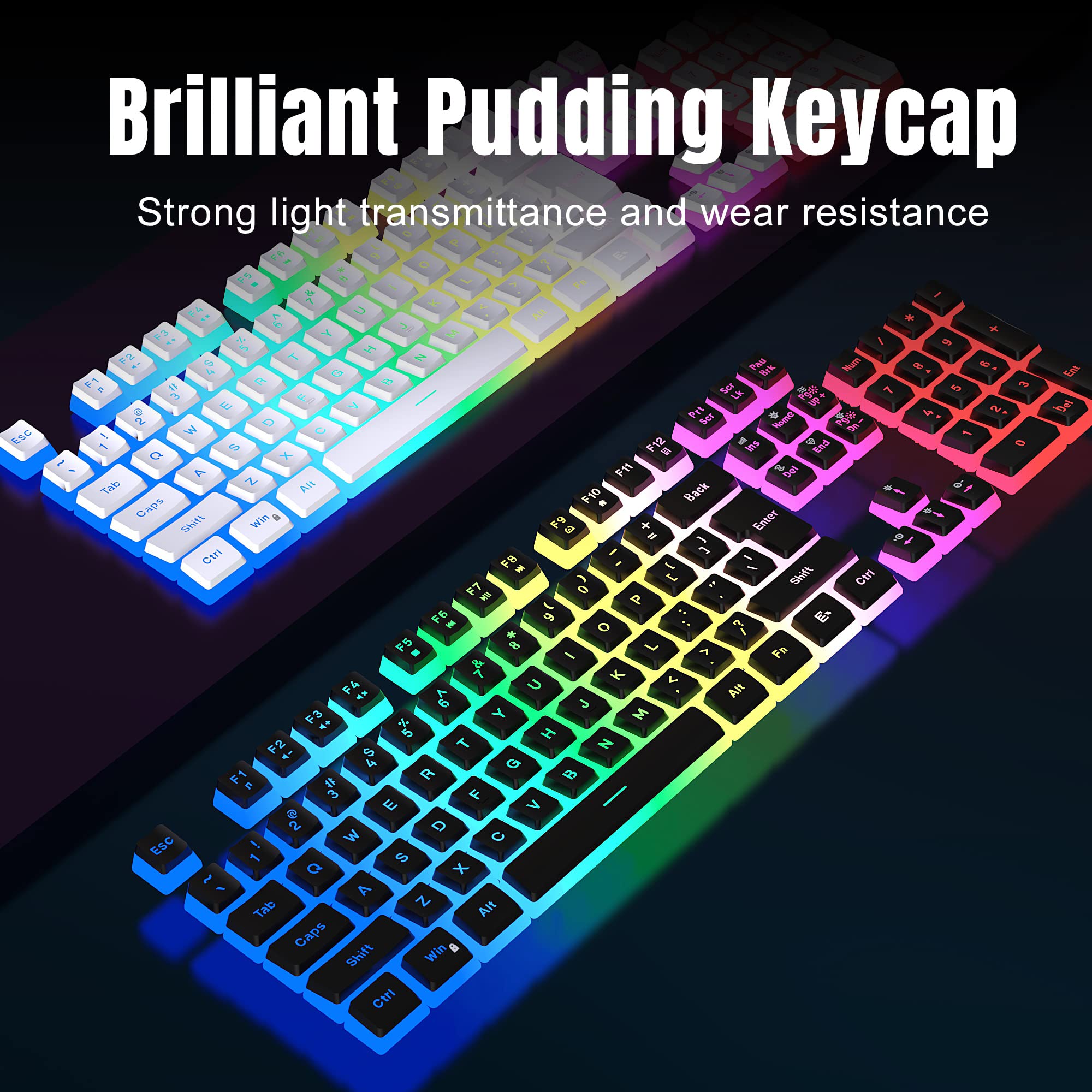 Mua DGG Wireless Gaming Keyboard and Mouse Combo, RGB Rechargeable ...