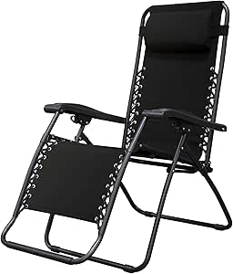 Amazon.com : Caravan Sports Infinity Zero Gravity Chair, Black : Patio ...