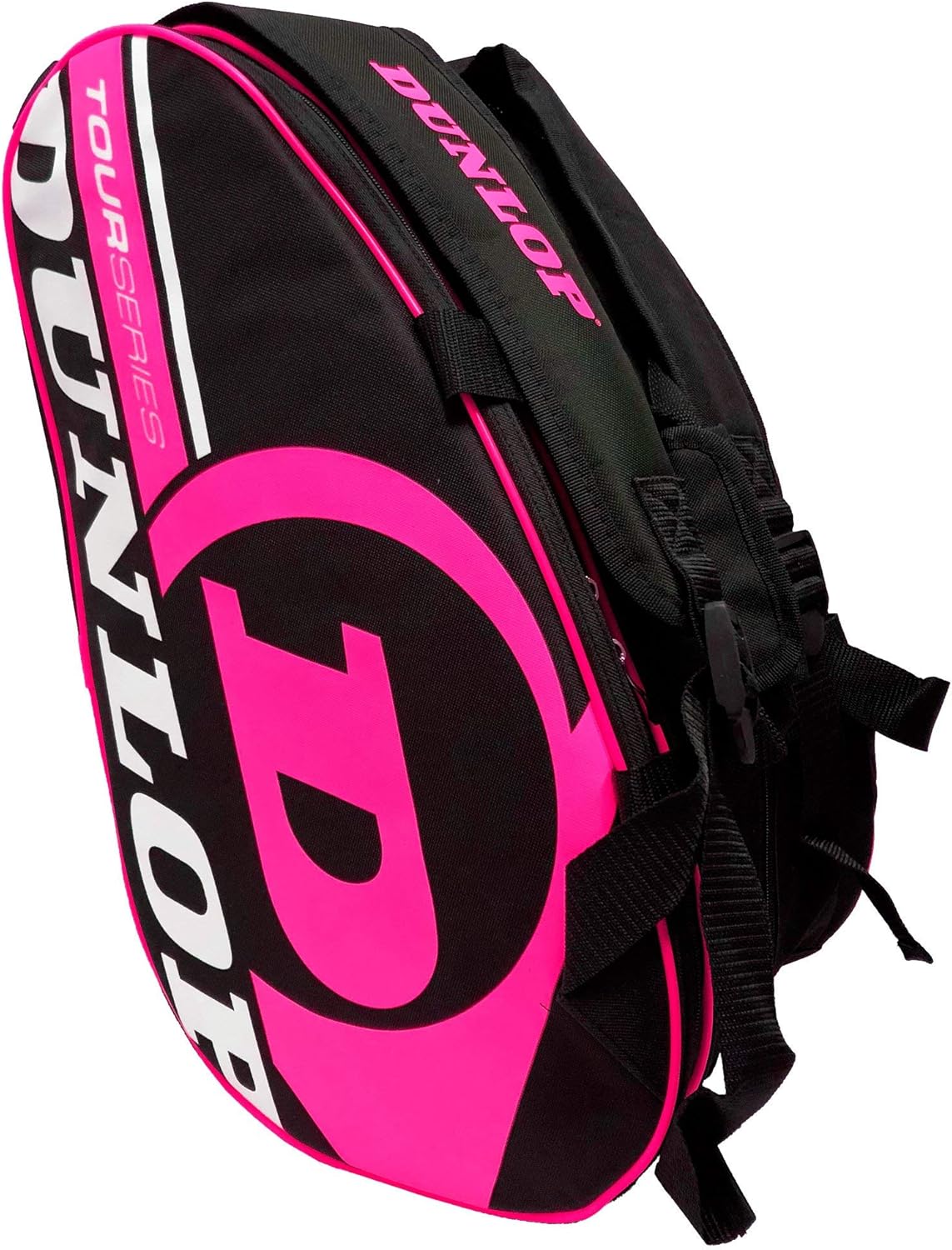 Paddle Tennis Racquet Bag Dunlop Tour Intro Black/Fluorescent Pink ...