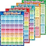 Amazon.com: Sight Words 1-200 and Word Families Posters - Laminated ...