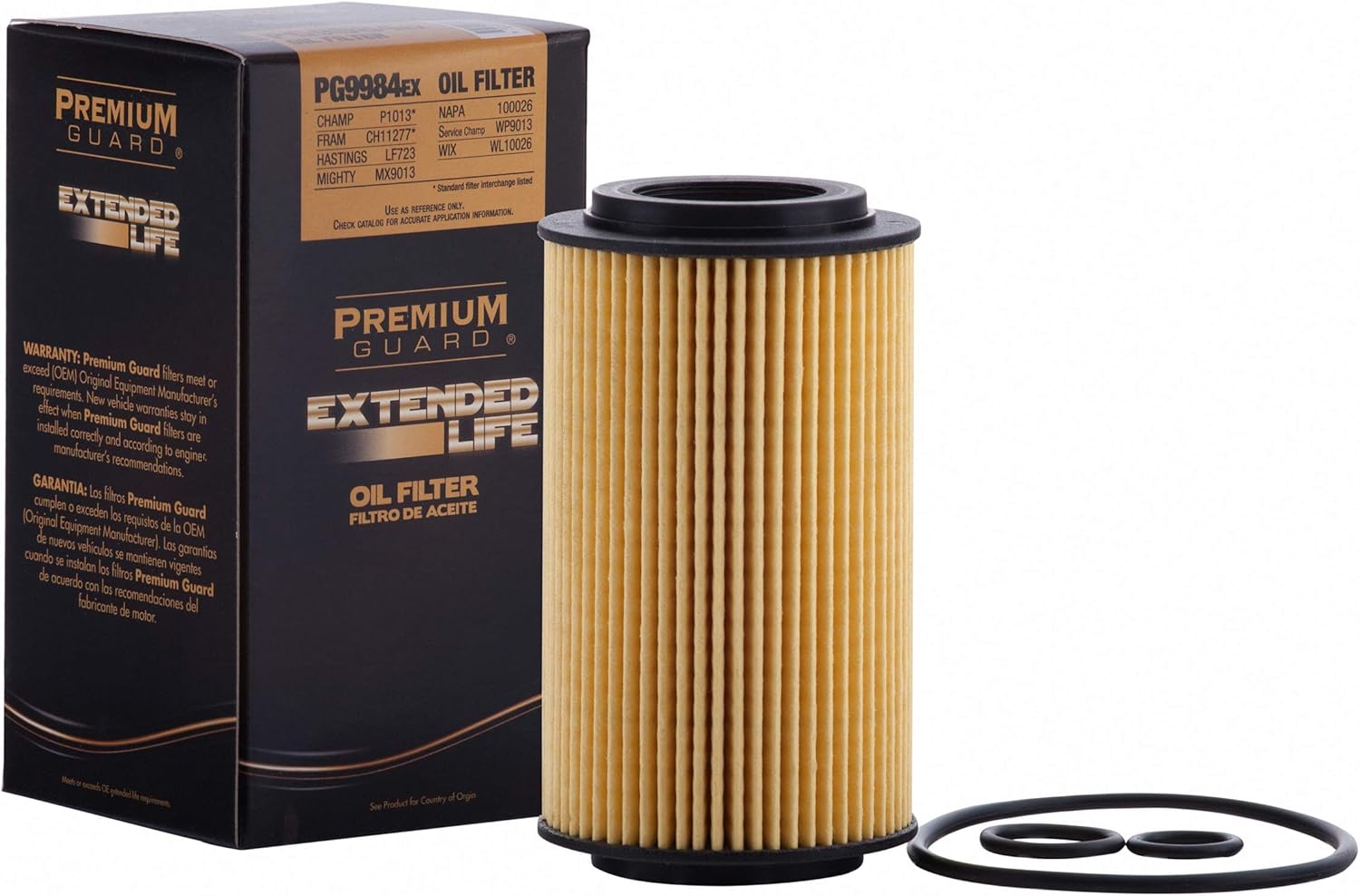 PG Oil Filter, Extended Life PG9984EX | Fits 2014-17 Freightliner ...