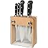 Amazon.com: Mercer Culinary Genesis 6-Piece Forged Knife Block Set ...