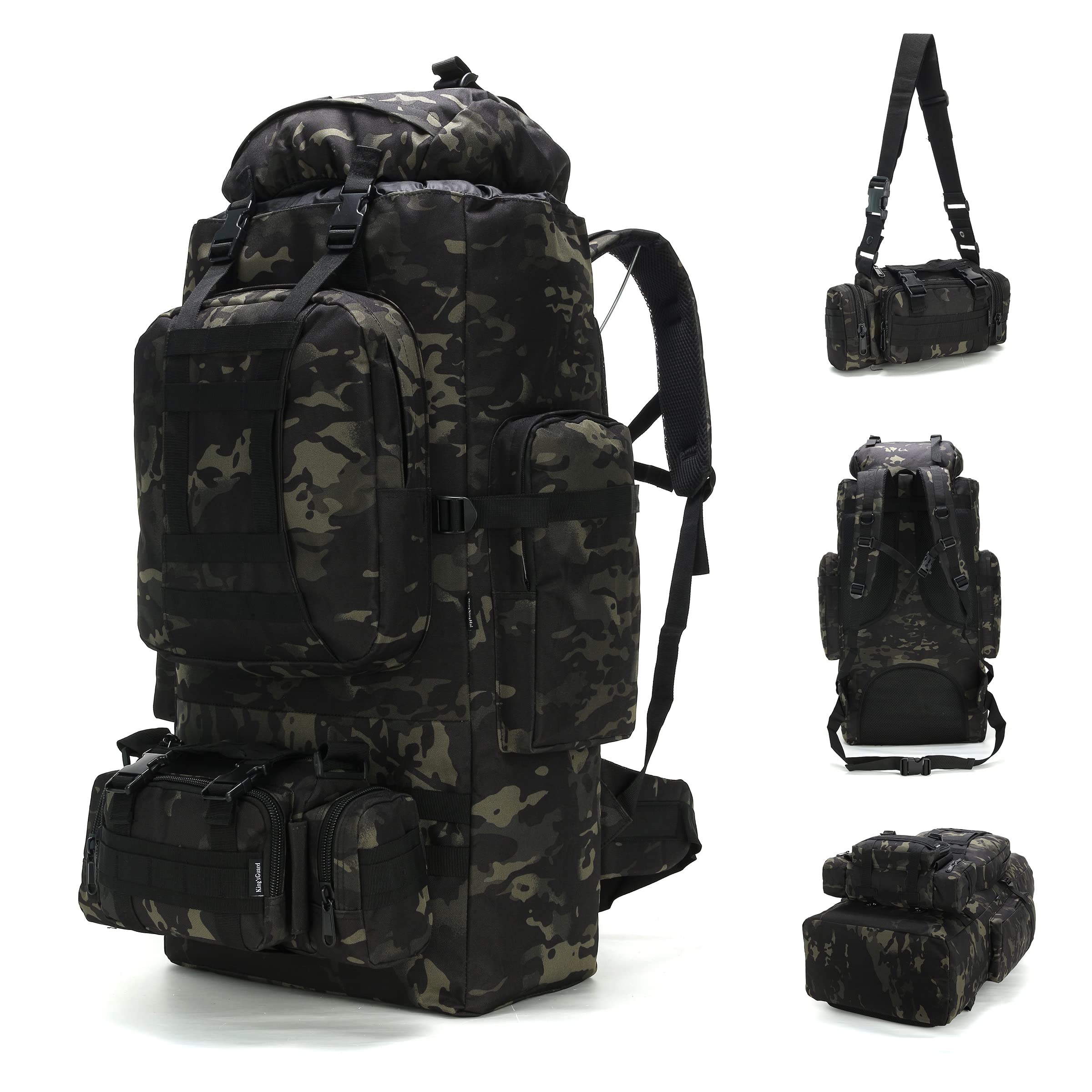 Mua 100L Camping Hiking Backpack Molle Rucksack Military Camping ...