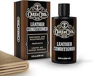 Amazon.com: Care & Cool Leather Conditioner with Premium Hi-tech Cloth ...