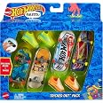 Amazon.com: Hot Wheels Skate 4 Fingerboards & 2 Pairs of Removable ...