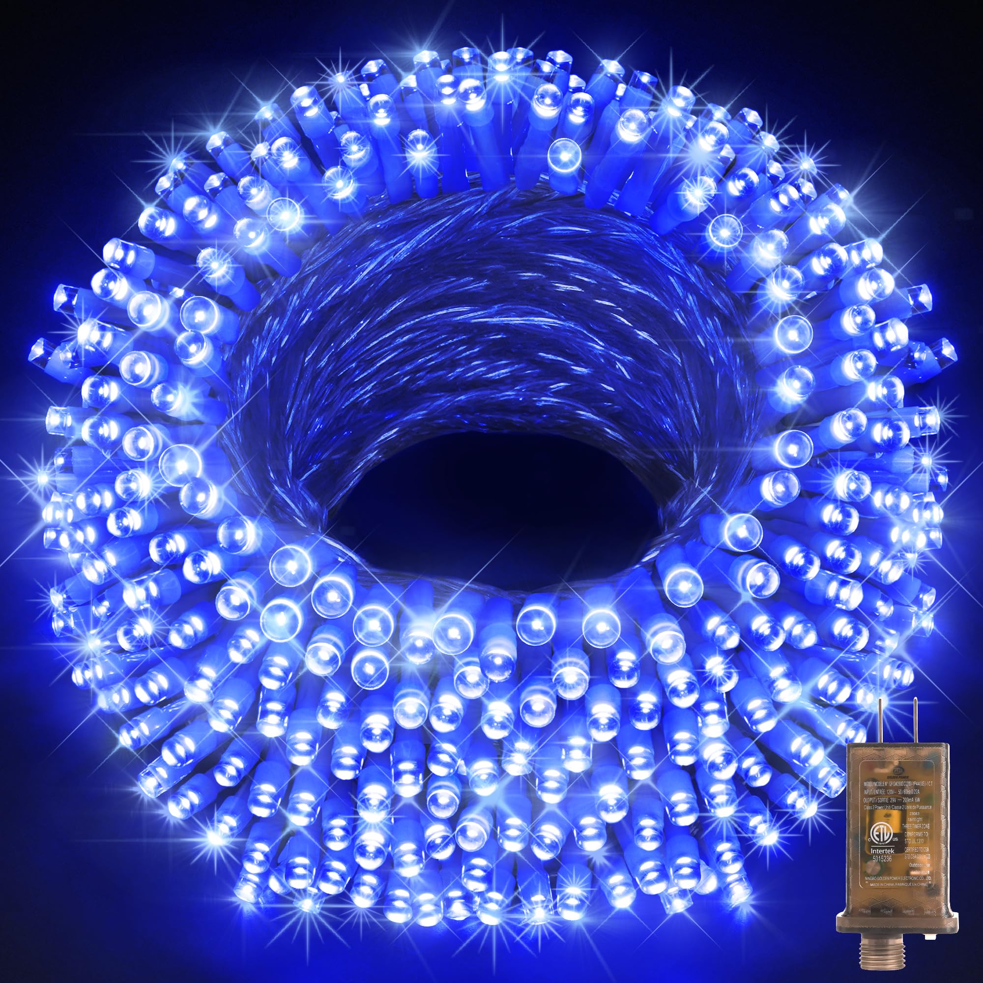 KNONEW 403ft 1000 LED String Lights Outdoor Christmas Lights 8 Modes ...