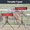 Portable 5'' High 6 Digits LED Race Clock with Tripod for Running ...
