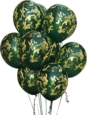 Amazon.com: Camouflage Balloons. 24 per Pack. High Quality Latex 12 ...
