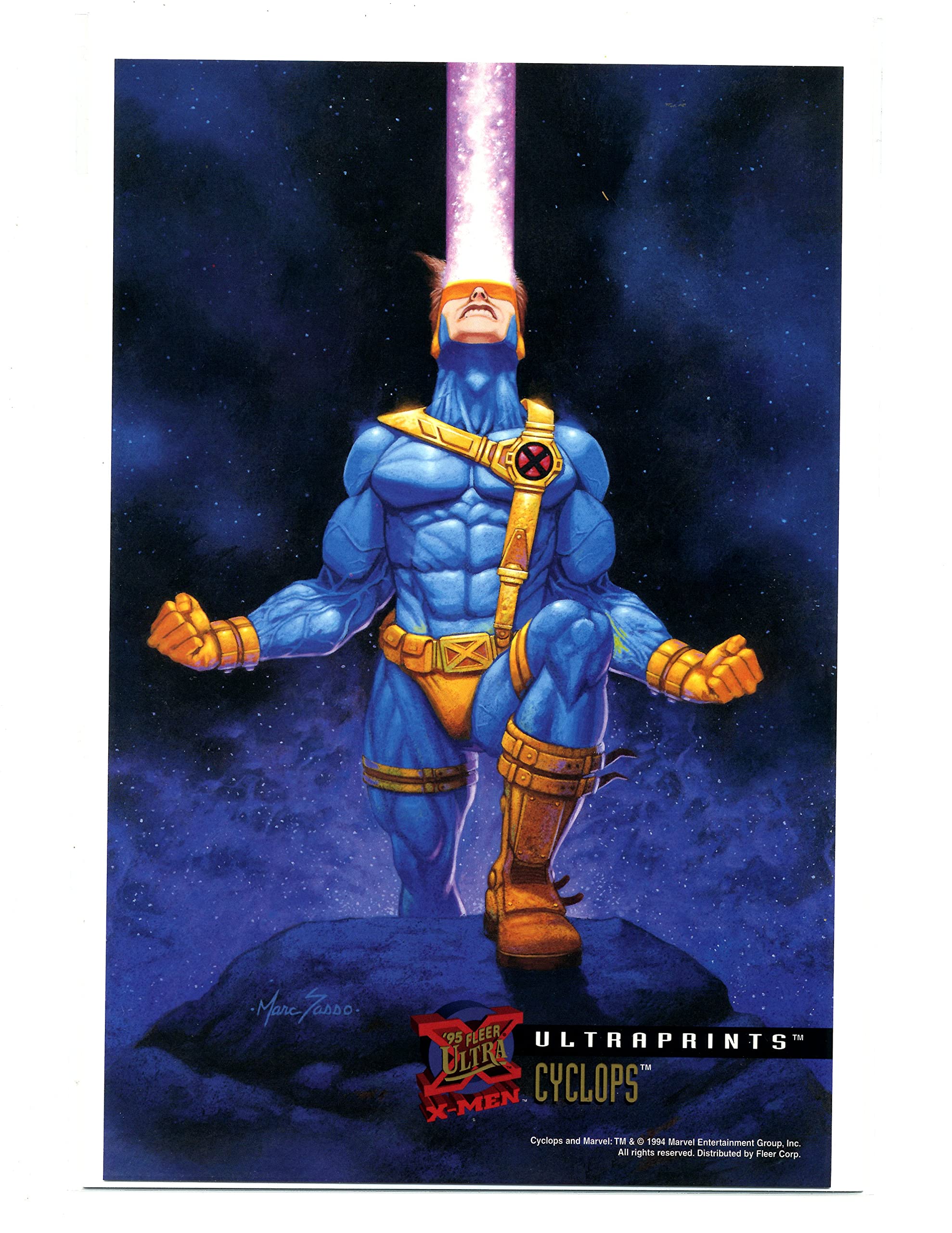 Marvel Comics 95 Fleer Ultra X-Men UltraPrints Cyclops in Oman | Whizz ...