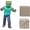 Amazon.com: Mattel Minecraft Action Figure & Accessories Set, Zombie Posable Character ...