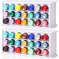 Amazon.com: Hicarer 2 Pcs 21 Holes Craft Paint Storage Organizer ...