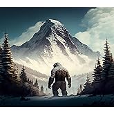 Amazon.com: Bigfoot Fabric Panel for Quilting Crafting Sewing Quilt ...