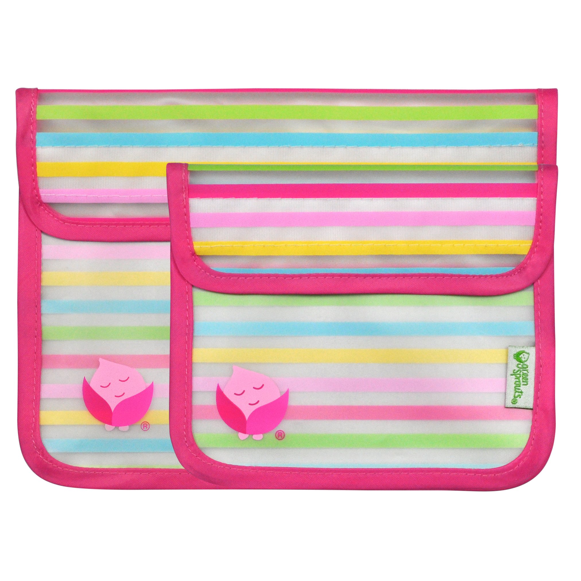 Amazon.com: green sprouts Reusable Snack Bags (2 pack) | Holds food ...