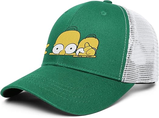 Amazon.com: Men's Women Homer-Simpson-The-Simpsons- Cap Retro Hat ...