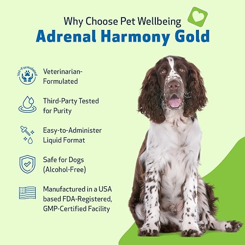 Drop Weight Loss Liquid Pet Wellbeing Adrenal Harmony Gold For Dogs ...