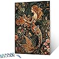 Amazon.com: Tucocoo Lady Mermaid Paint by Numbers Kit for Adult ...