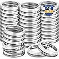 Amazon.com: 48 PCS Wide Mouth Canning Rings, Wide Mouth Mason Jar Rings ...