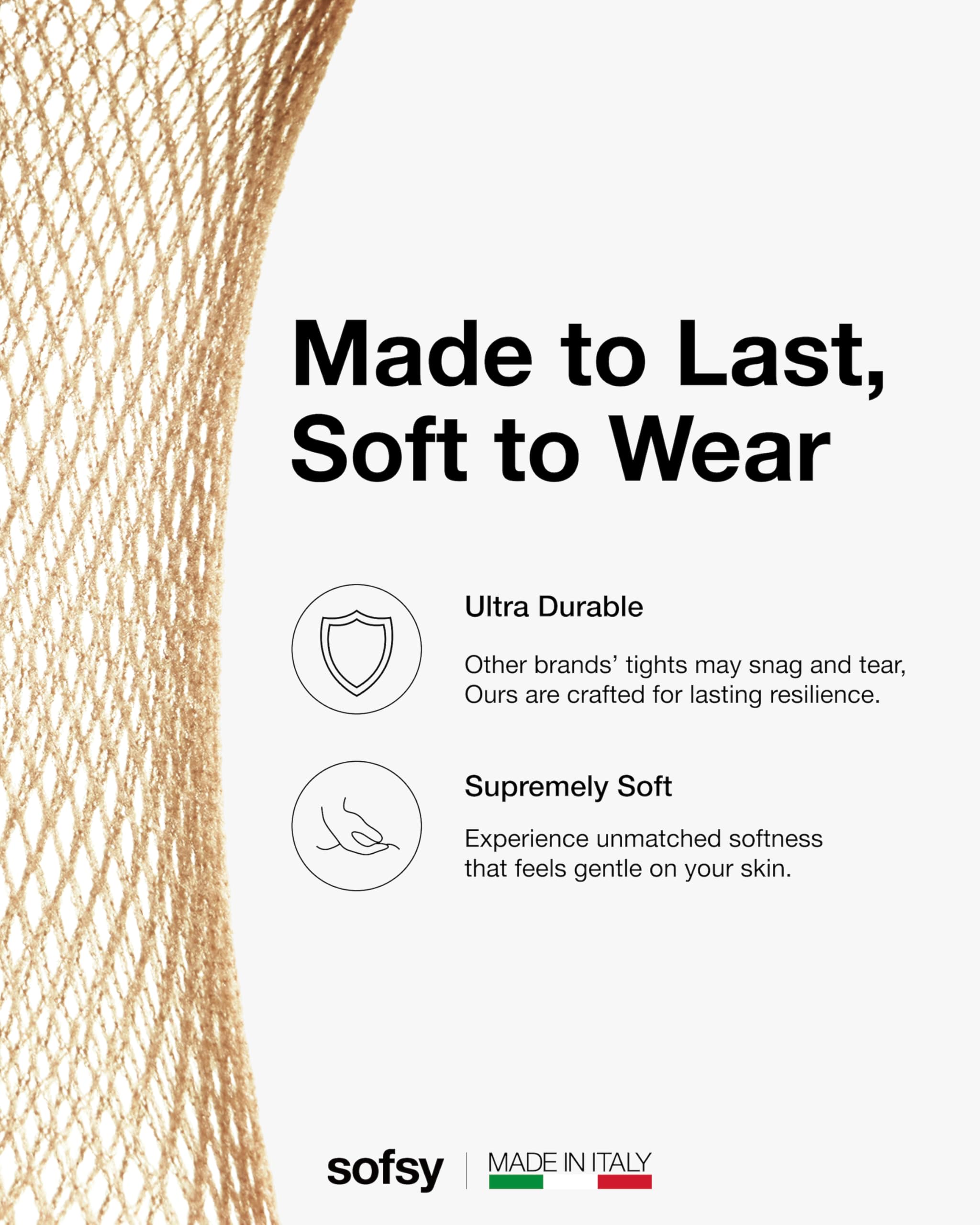 Sofsy Italian Nude Fishnet Stockings Plus Size | See-Through Lace Mesh ...