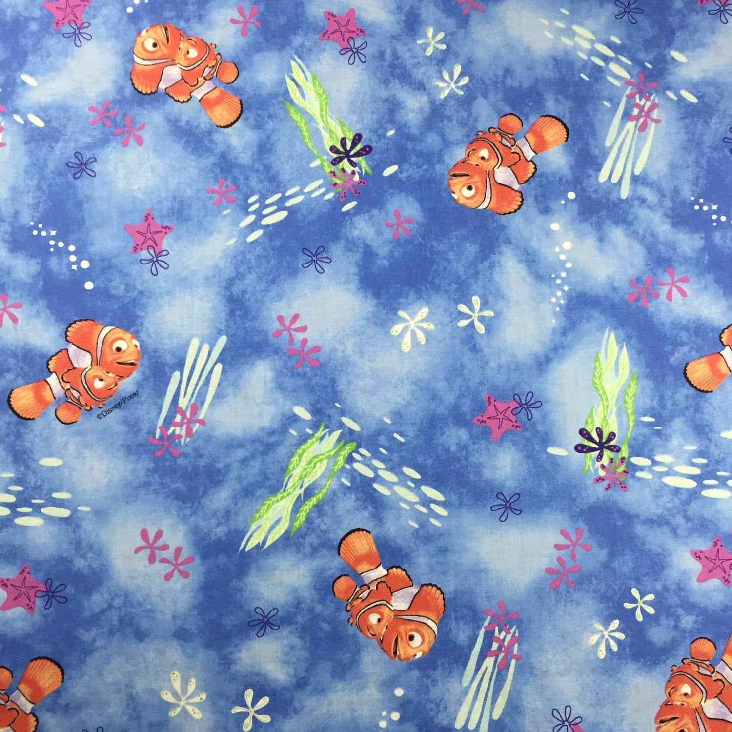 Buy Disney Licensed – Blue Finding Nemo Amongst Reefs & Starfish ...
