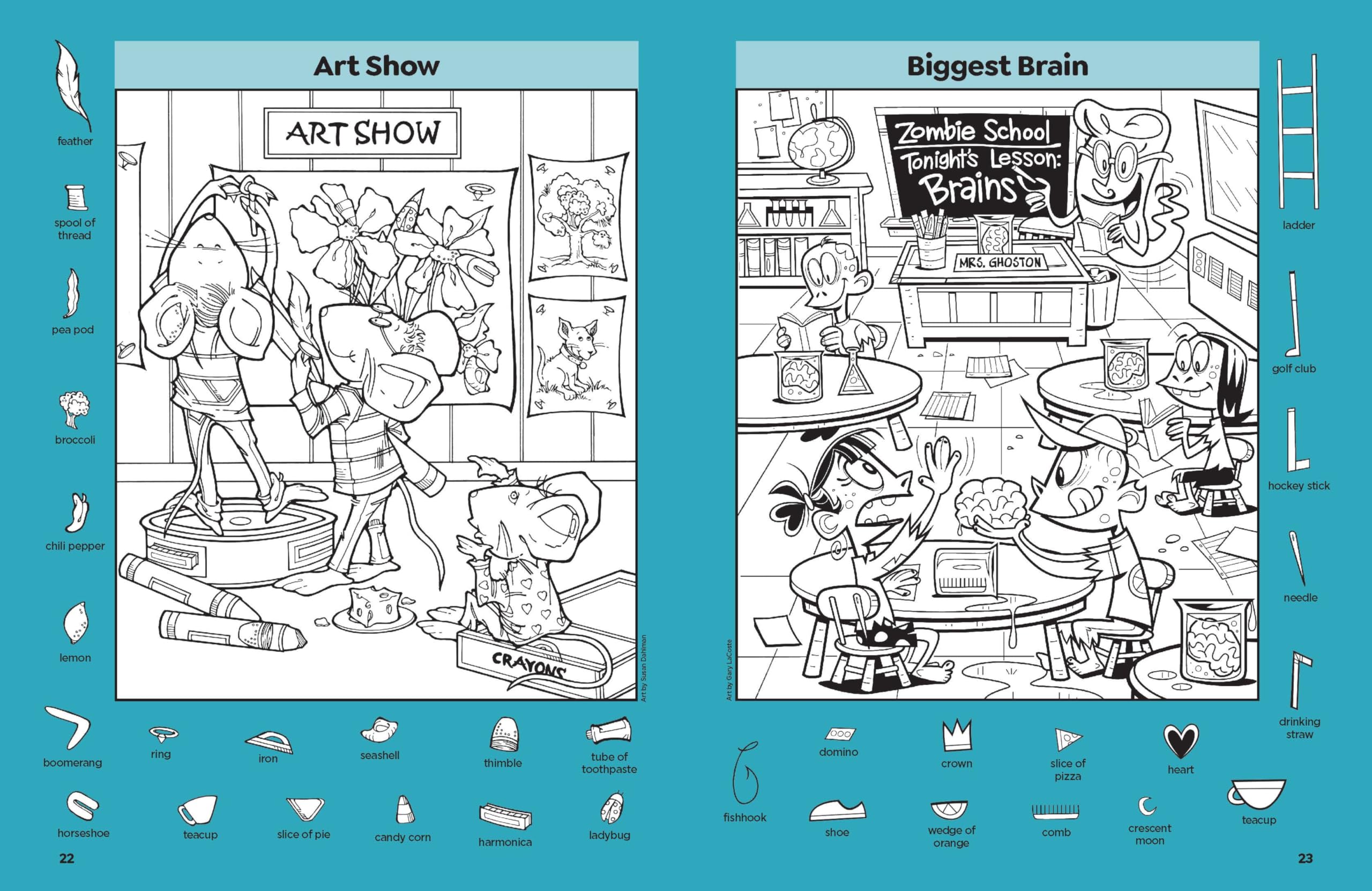 Mua School Puzzles (Highlights Hidden Pictures) trên Amazon Mỹ chính ...