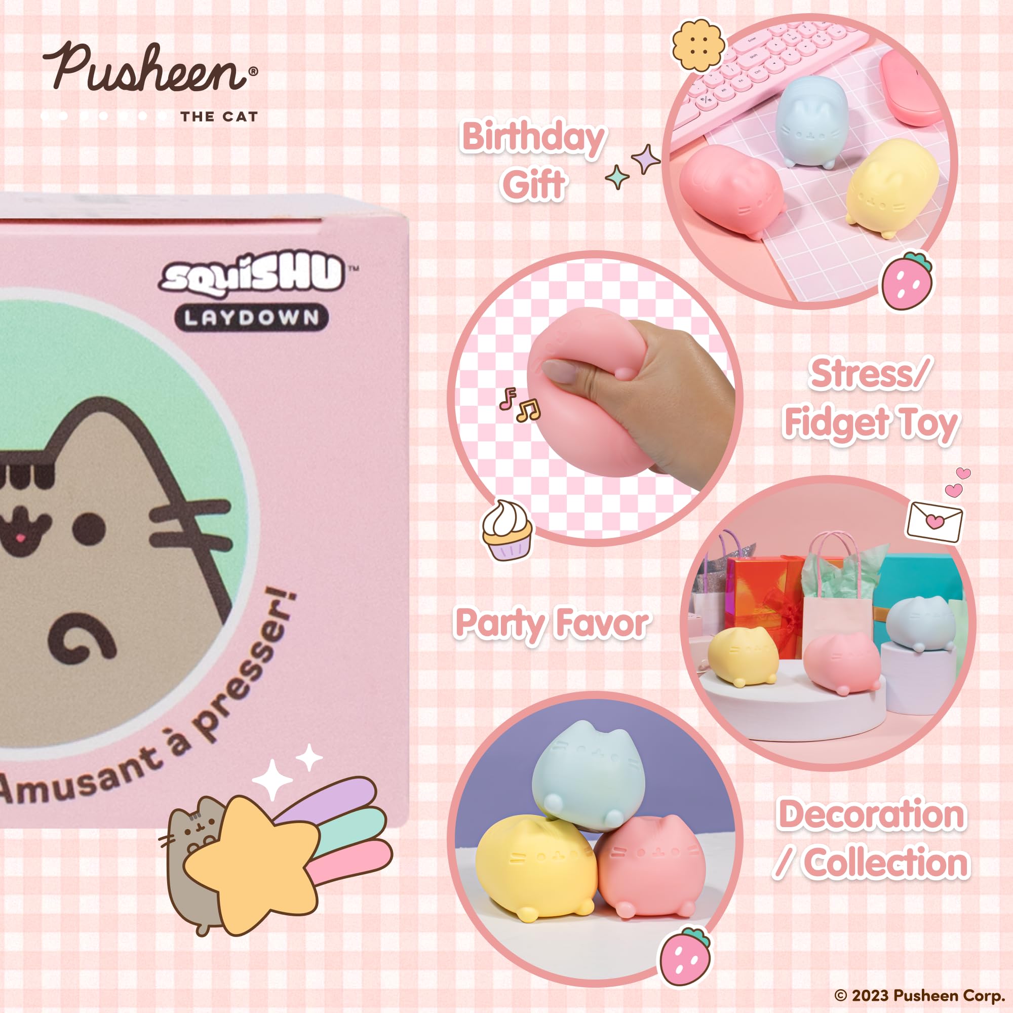 Mua Hamee SquiSHU Pusheen The Cat Pull Stretchy Dough Fidget Squishy ...