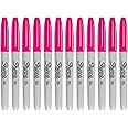 Amazon.com : Sharpie Permanent Marker, Fine Point, Magenta, 12 Count ...