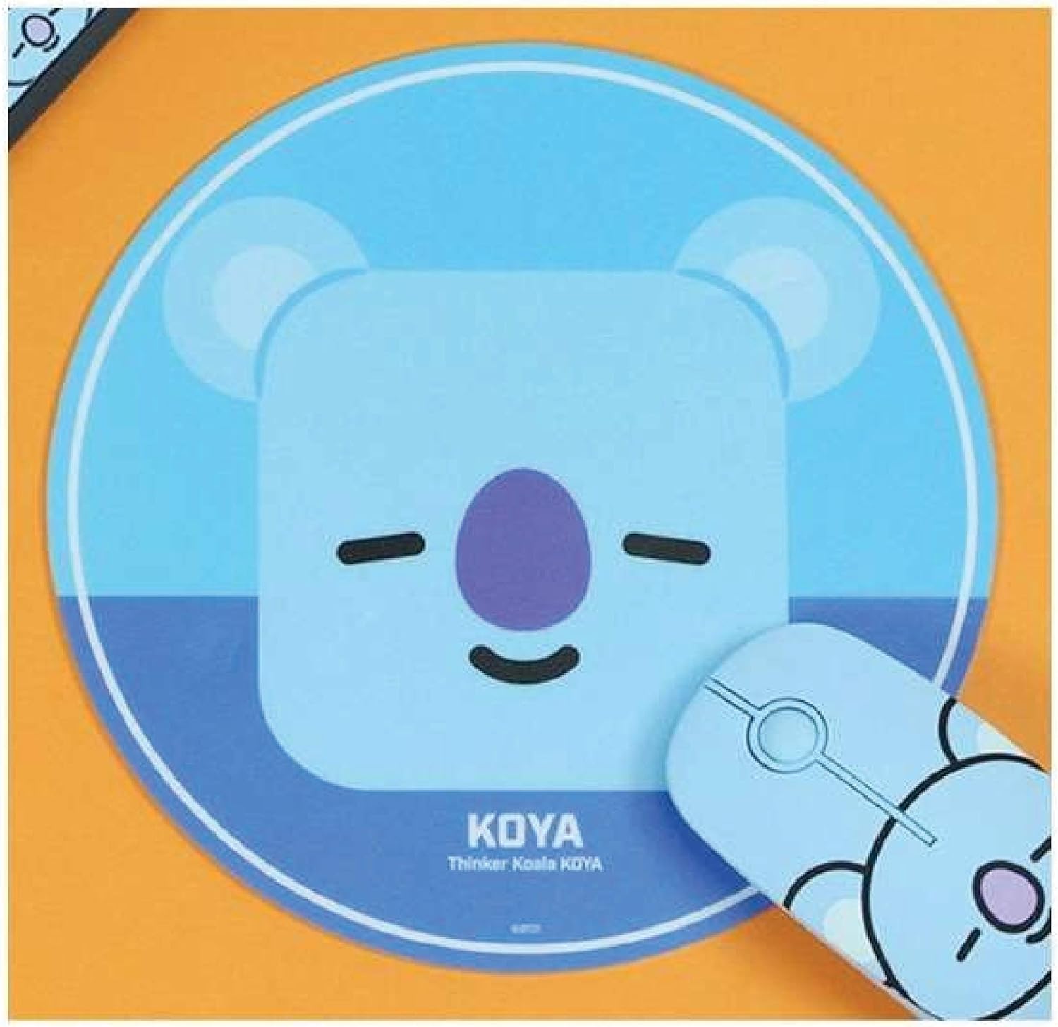 Amazon.co.jp： [公式] BT21 マウスパッド PVC mouse pad キャラクター かわいい パソコン TATA RJ ...