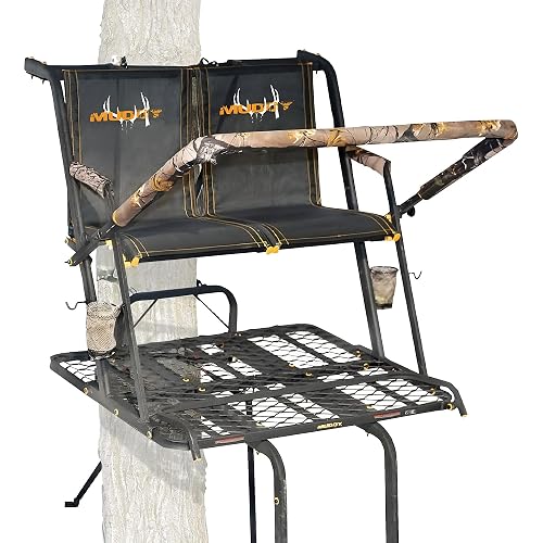 MUDDY 2-Person Nexus XTL Steel Ladder Tree Stand, 20 ft Tall, 500 lb ...