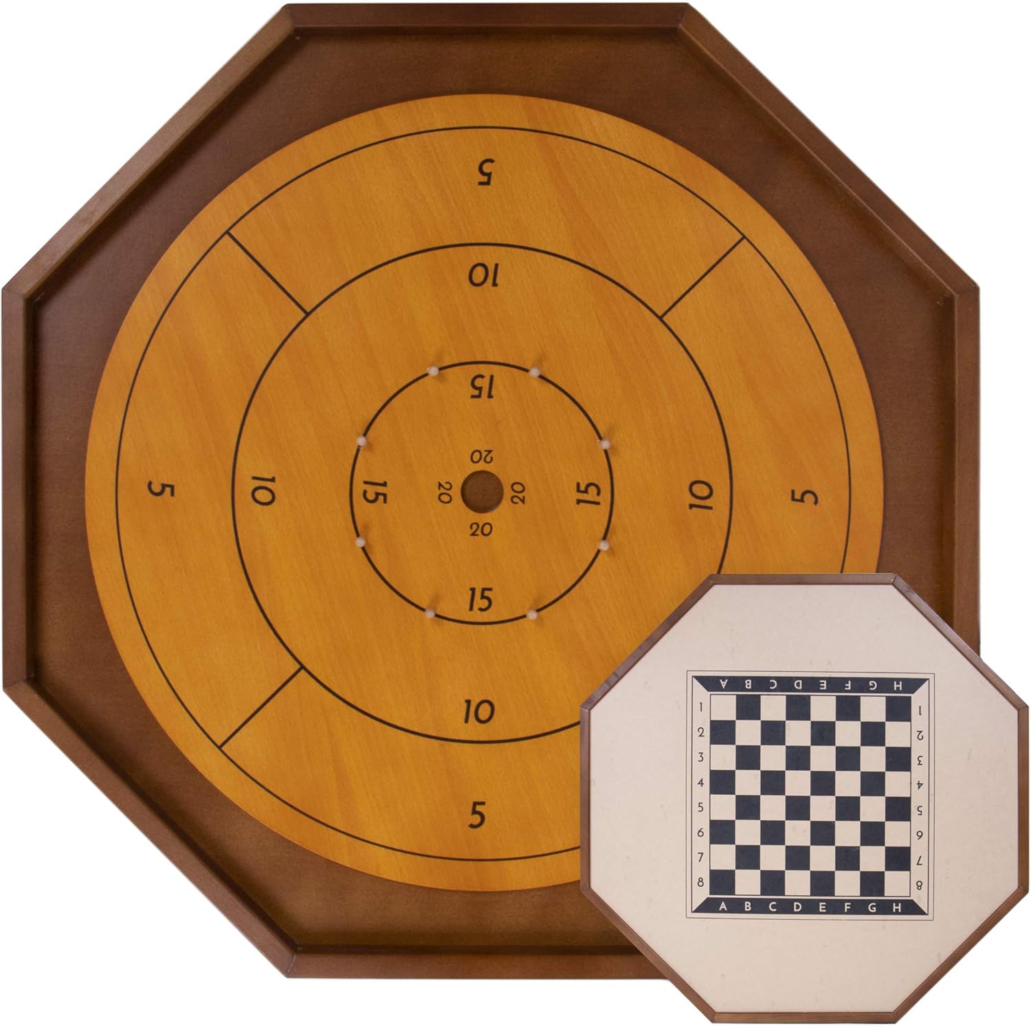 Tournament Crokinole & Checkers - 30-Inch Official Size - Classic ...